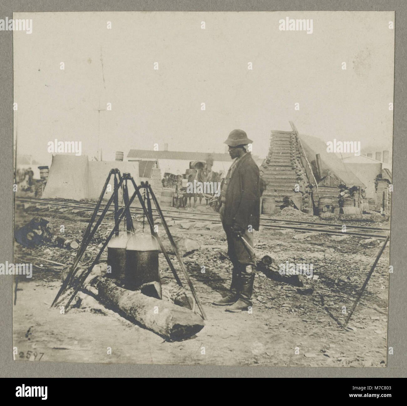 A historical image of City Point, West Point, Virginia, focusing on ...