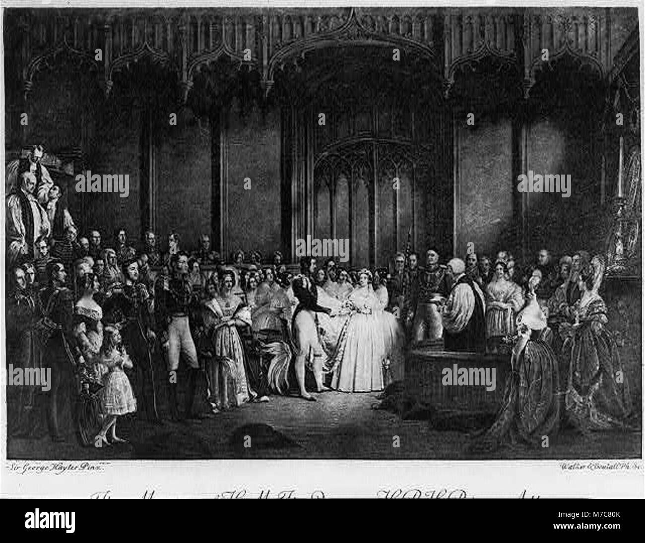 A historical image of the wedding of Princess Mary of Cambridge and ...
