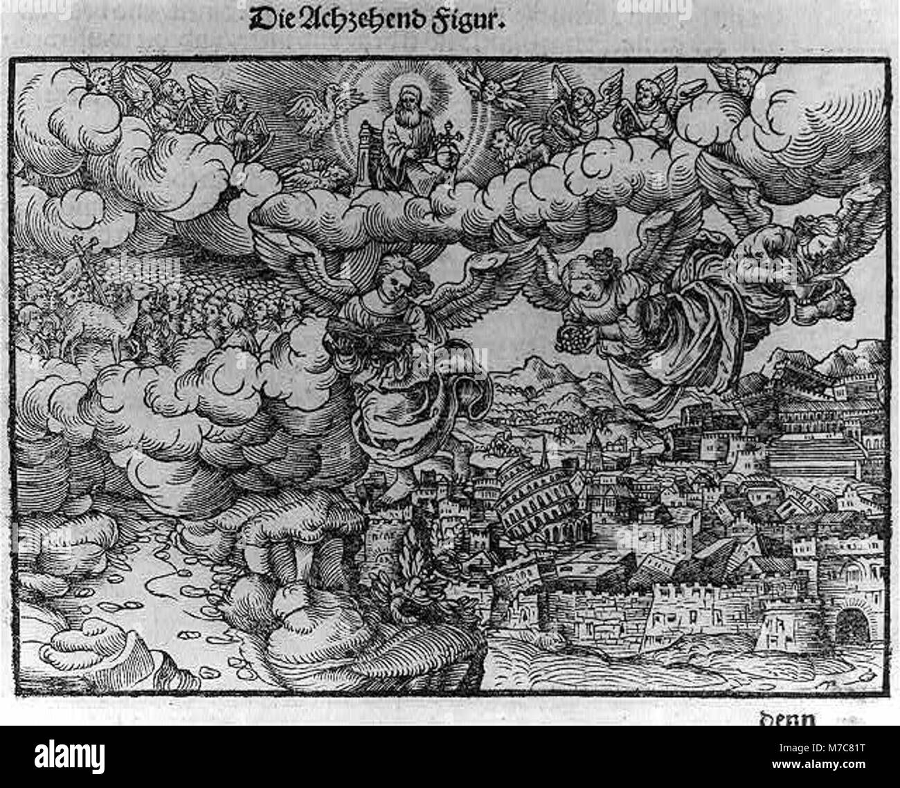 A depiction of the Whore of Babylon, an allegorical figure from the ...