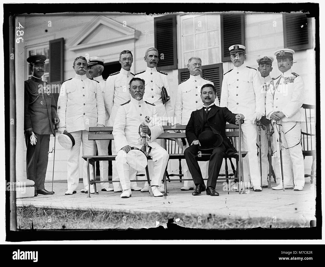 Rear Admirals Willard Herbert Brownson, William Parker Potter, and ...