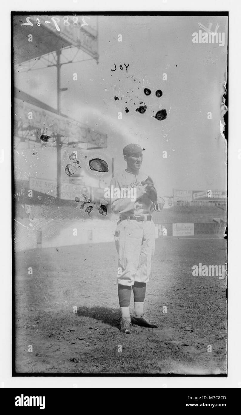 William R. 'Hiker' Joy is pictured at the Polo Grounds in New York, a ...