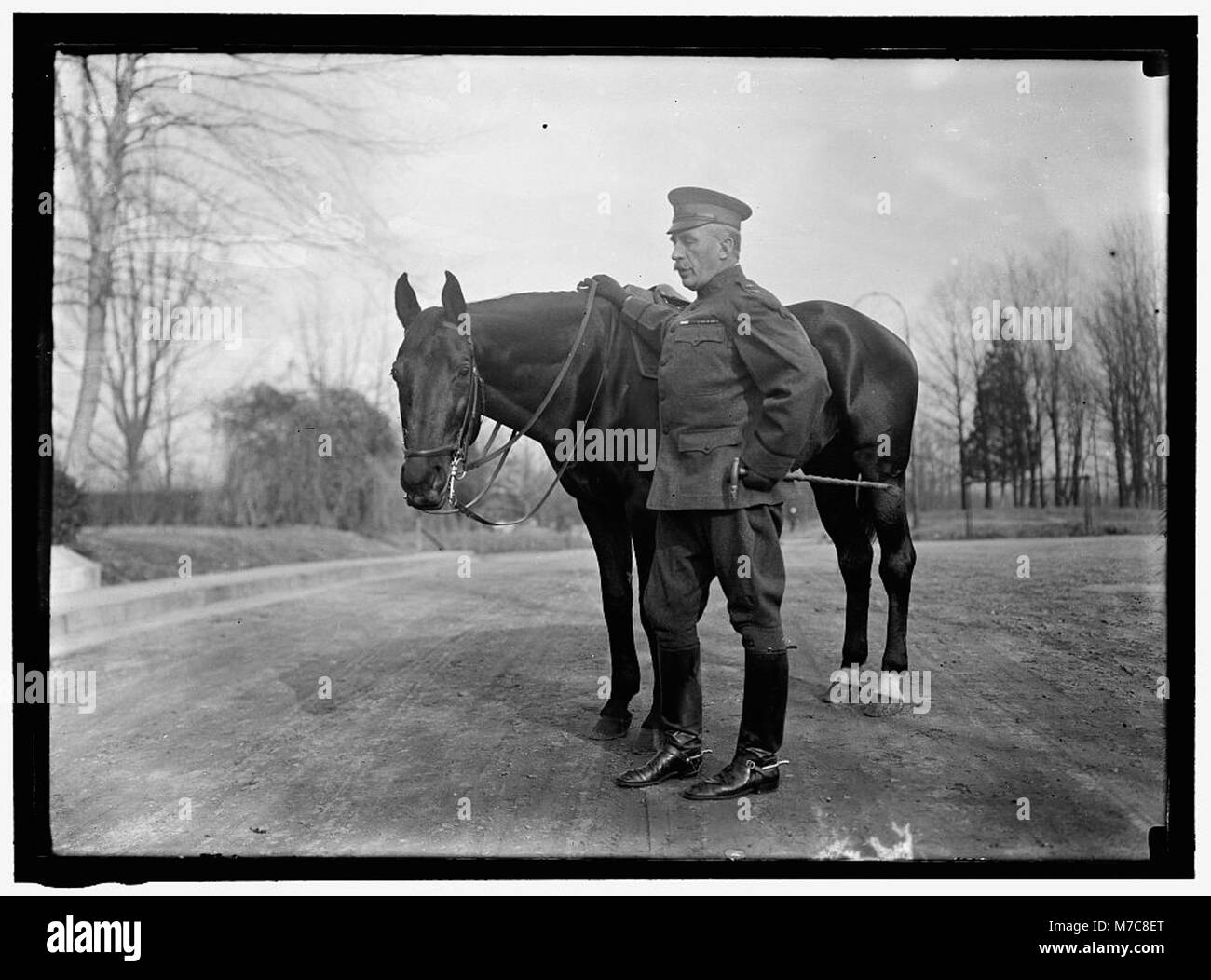 This portrait features Major General Leonard Wood, a prominent U.S ...