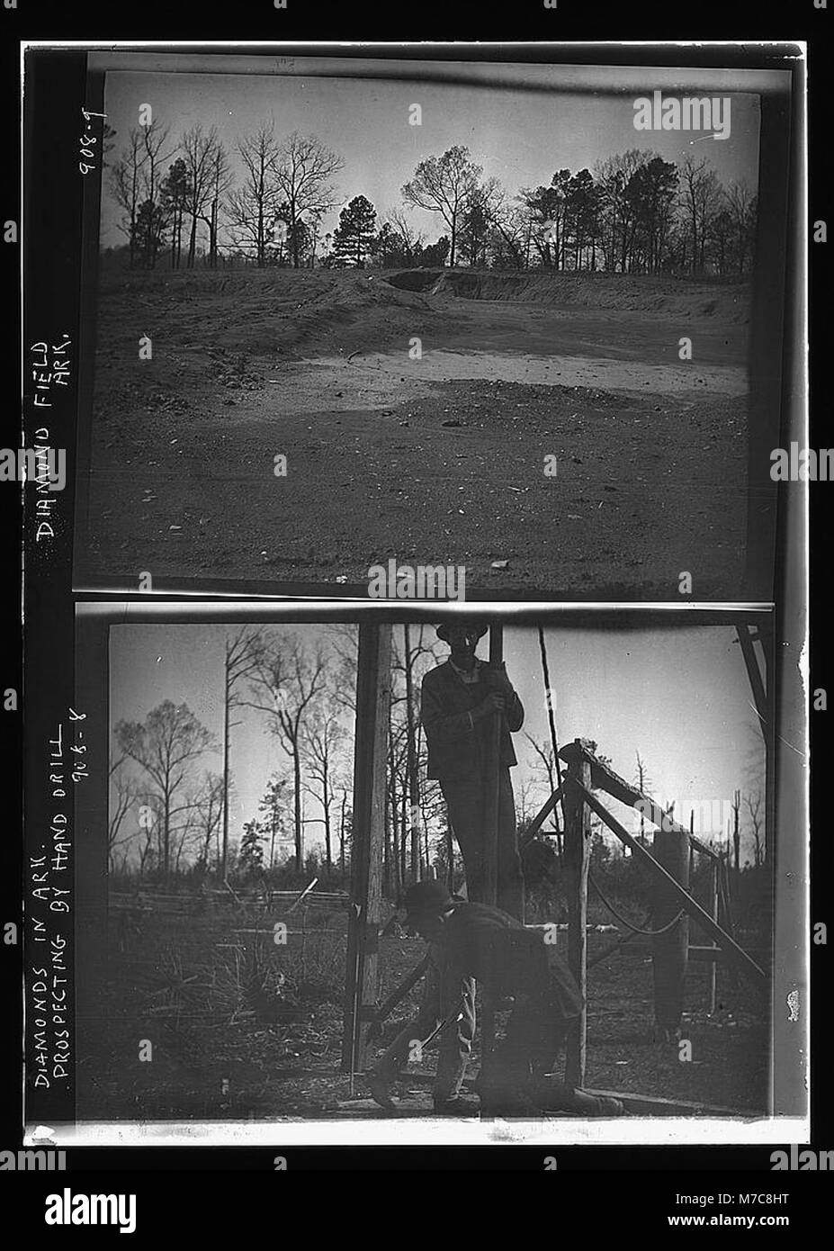An image depicting the diamond field in Arkansas, home to the famous ...
