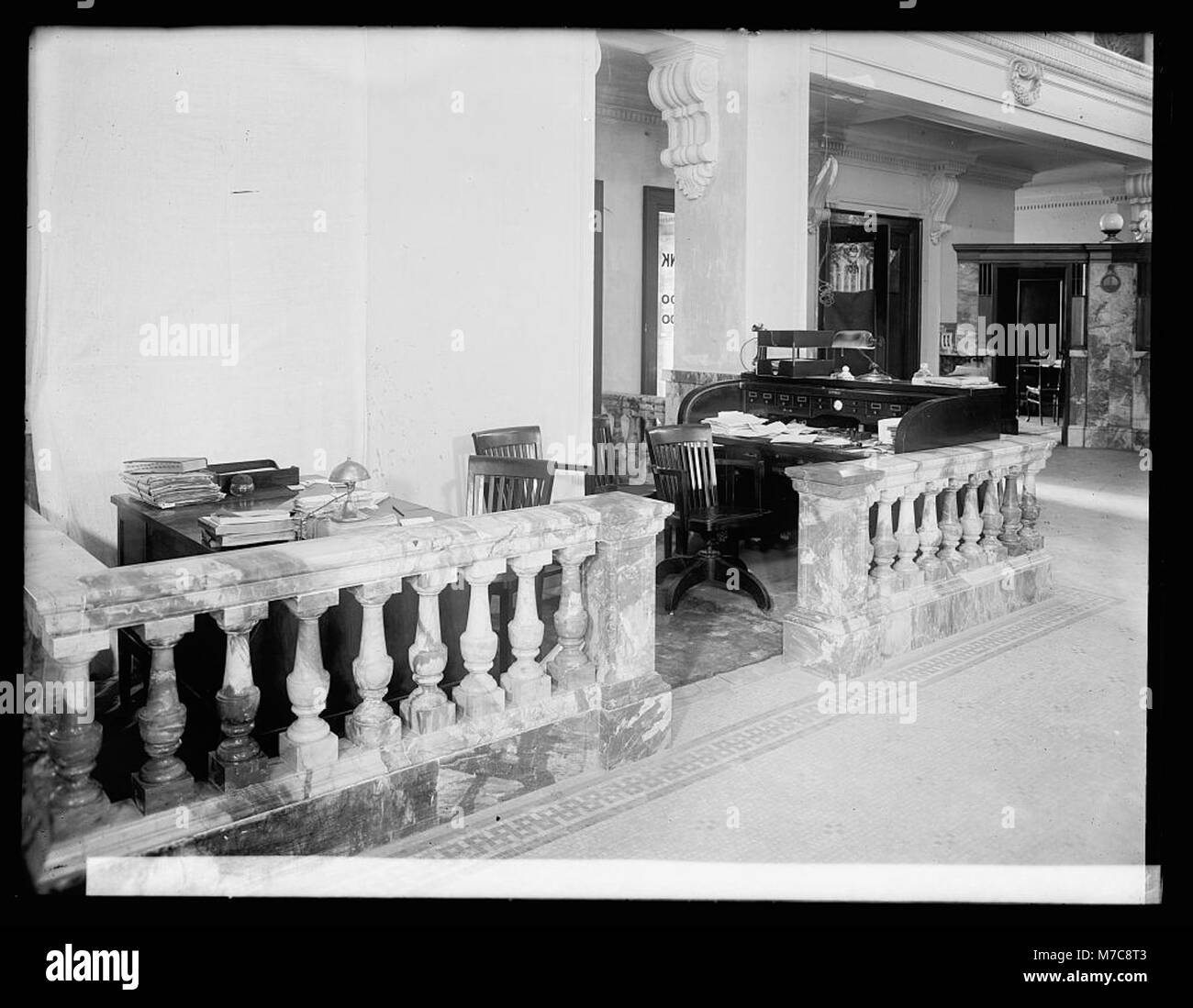 Old bank interior Black and White Stock Photos & Images - Alamy