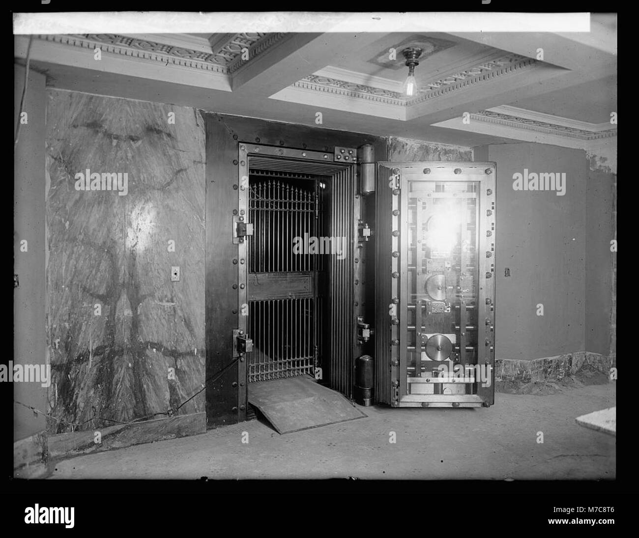 Old bank interior Black and White Stock Photos & Images - Alamy