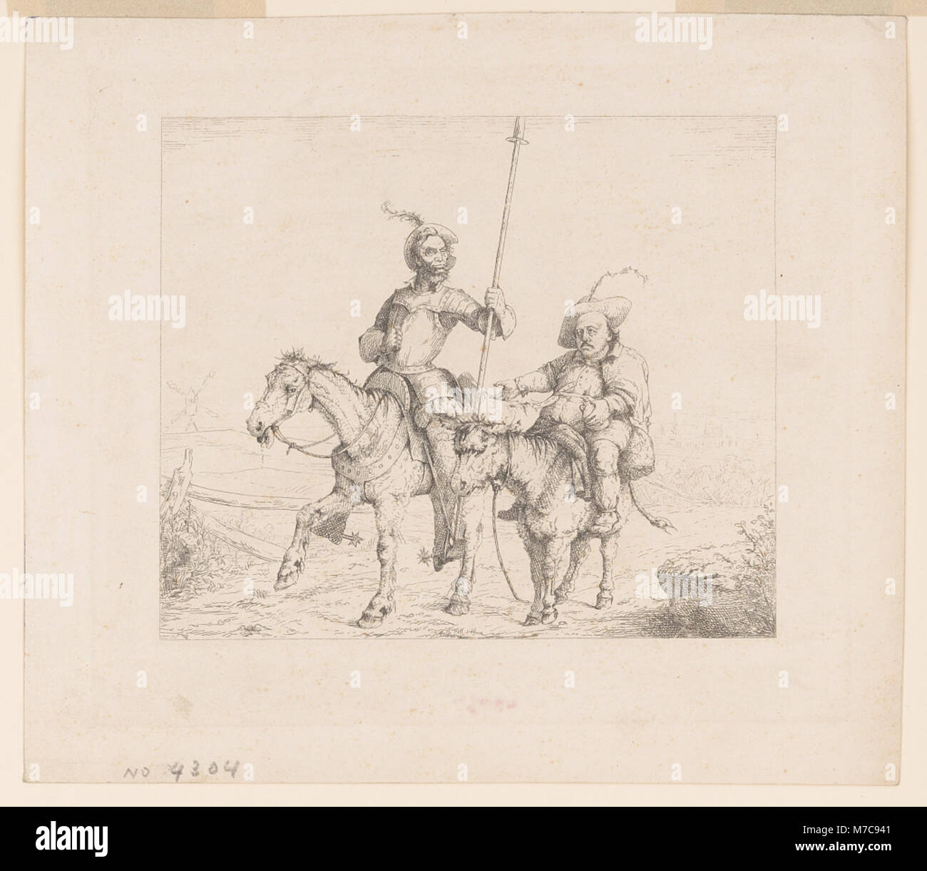 A depiction of Don Quixote, the iconic character from Miguel de ...
