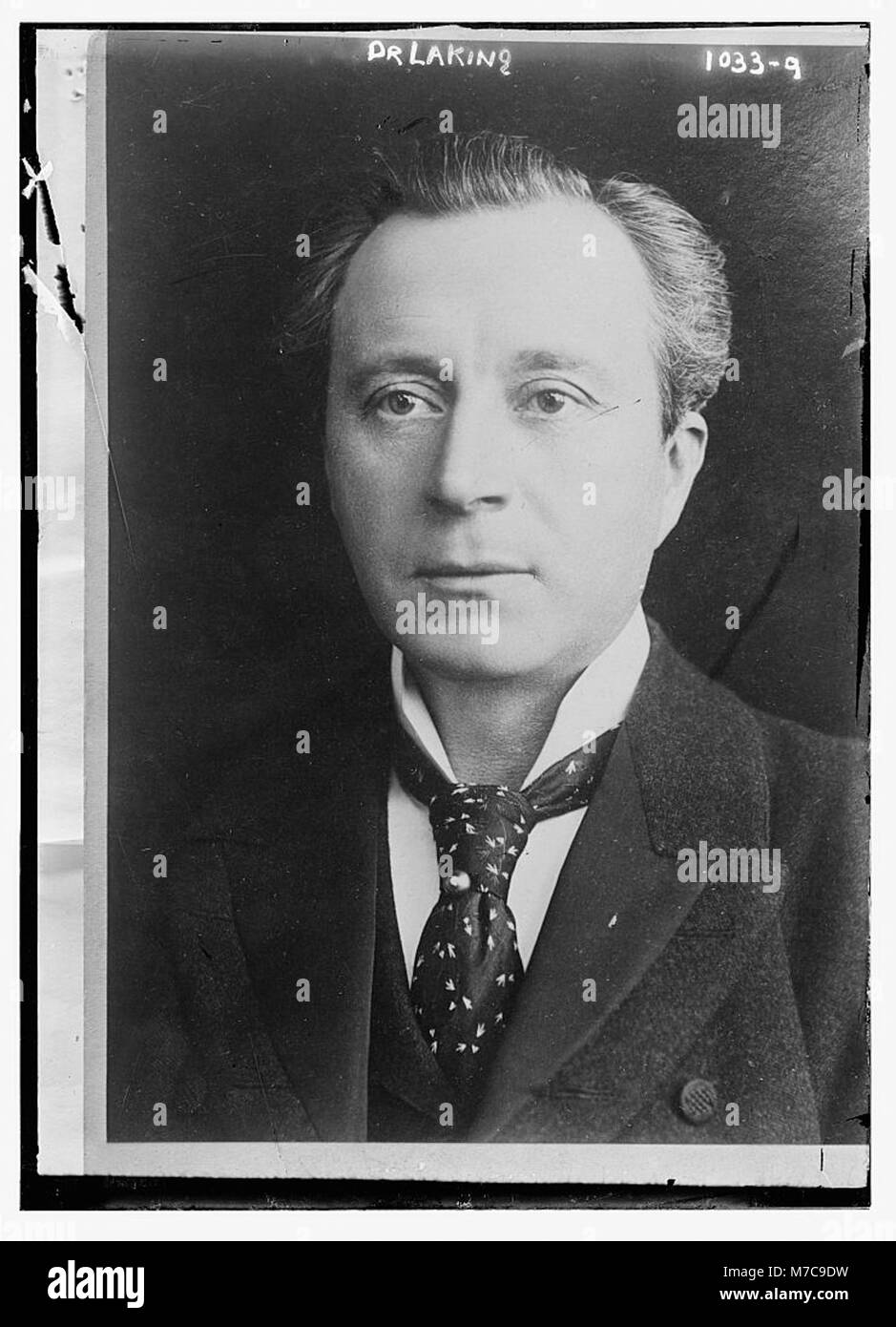 A portrait of Dr. Laking, possibly a notable figure in medicine or ...