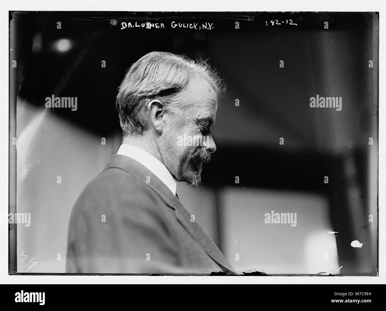Dr. Luther Gulick, a prominent figure in New York, is depicted in a ...