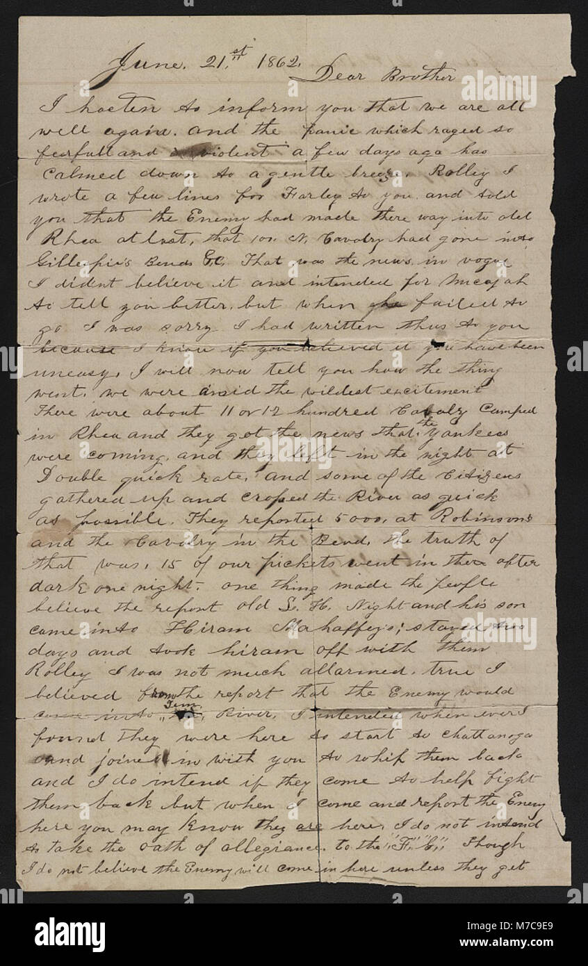 This letter, written by Spencer G. Clack to W.R. Clack, likely reflects ...