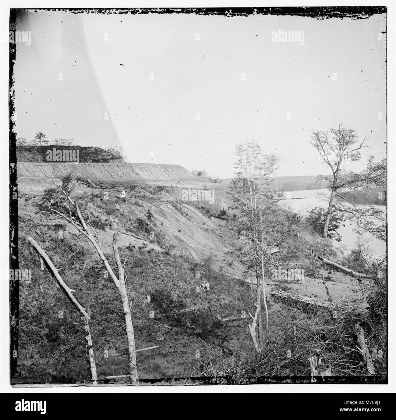 This image presents an exterior view of Confederate Fort Darling ...