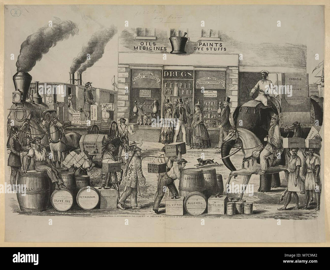 A vintage drug awareness poster, captured under LCCN 2003680957. The ...