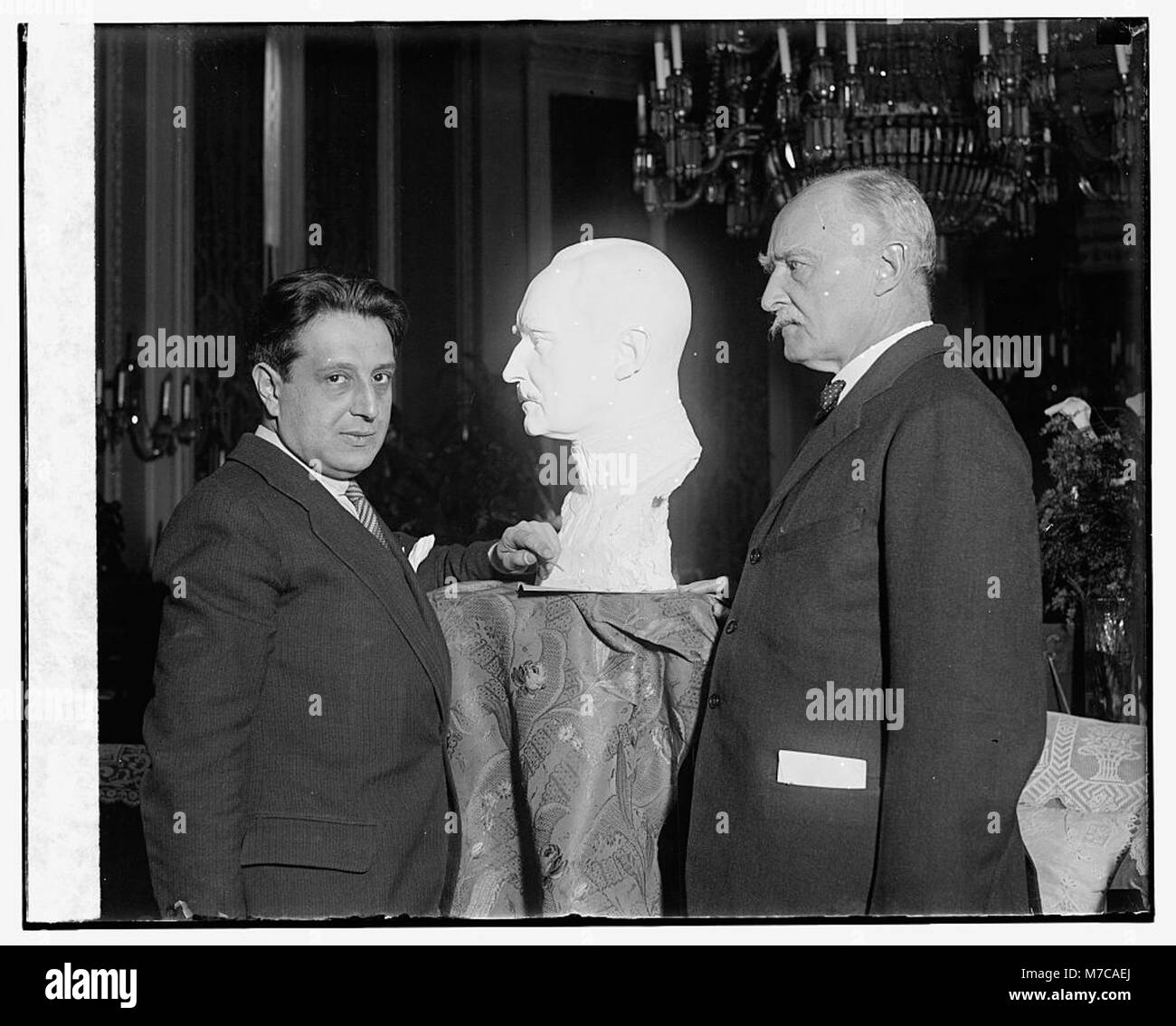 A photograph of Edgardo Simone and Sir Esme Howard, two prominent ...