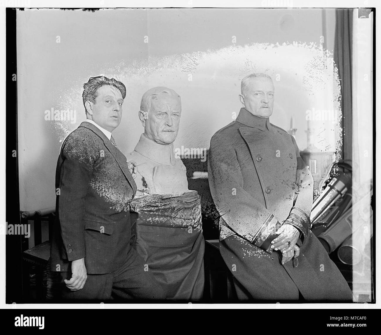 Photograph of Edgardo Simone and General Pershing, captured for ...