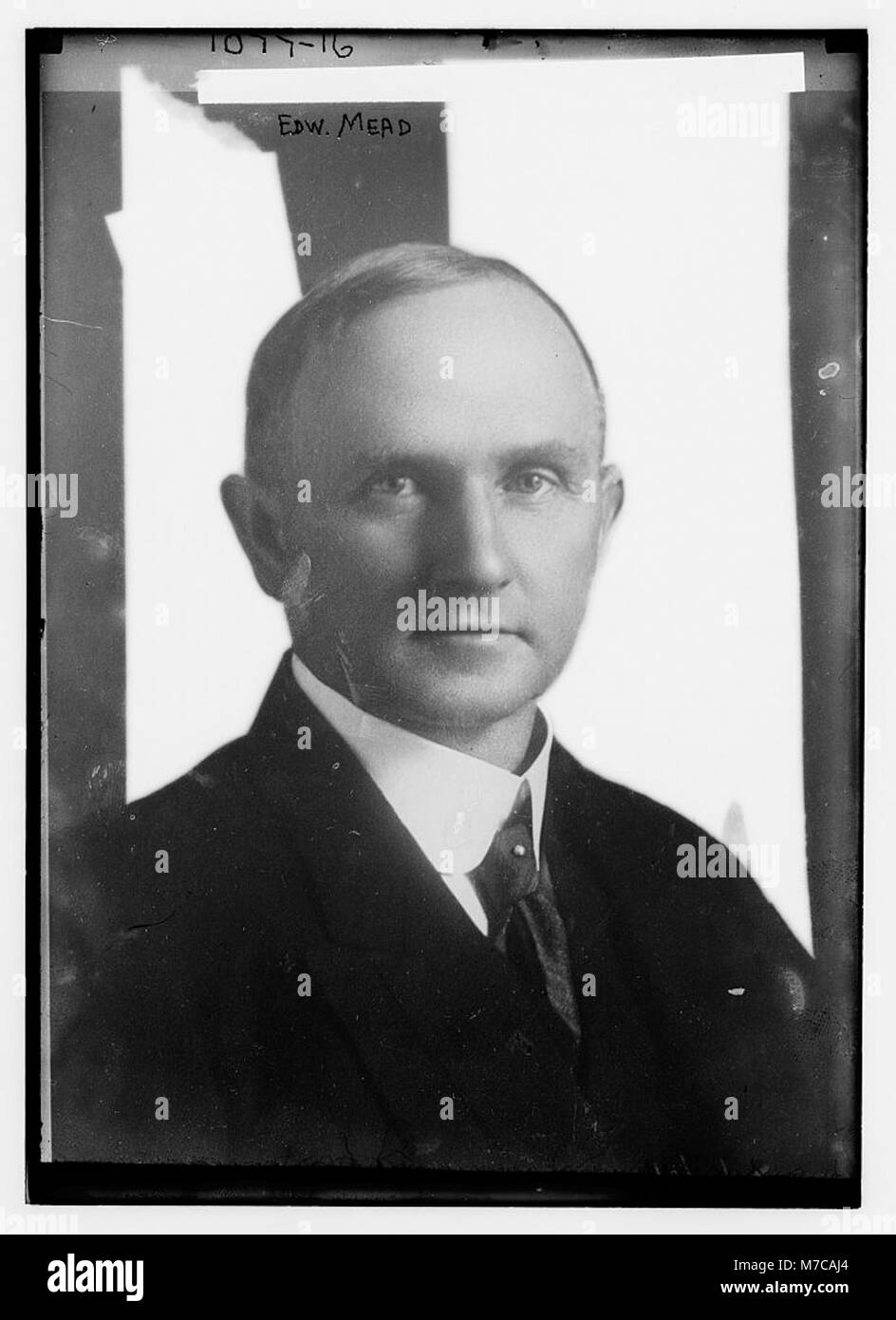 Photograph of Edward Mead, a historical figure, whose image offers ...