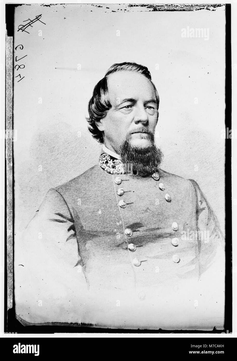This image is of Edward Johnson, a Confederate general in the American ...