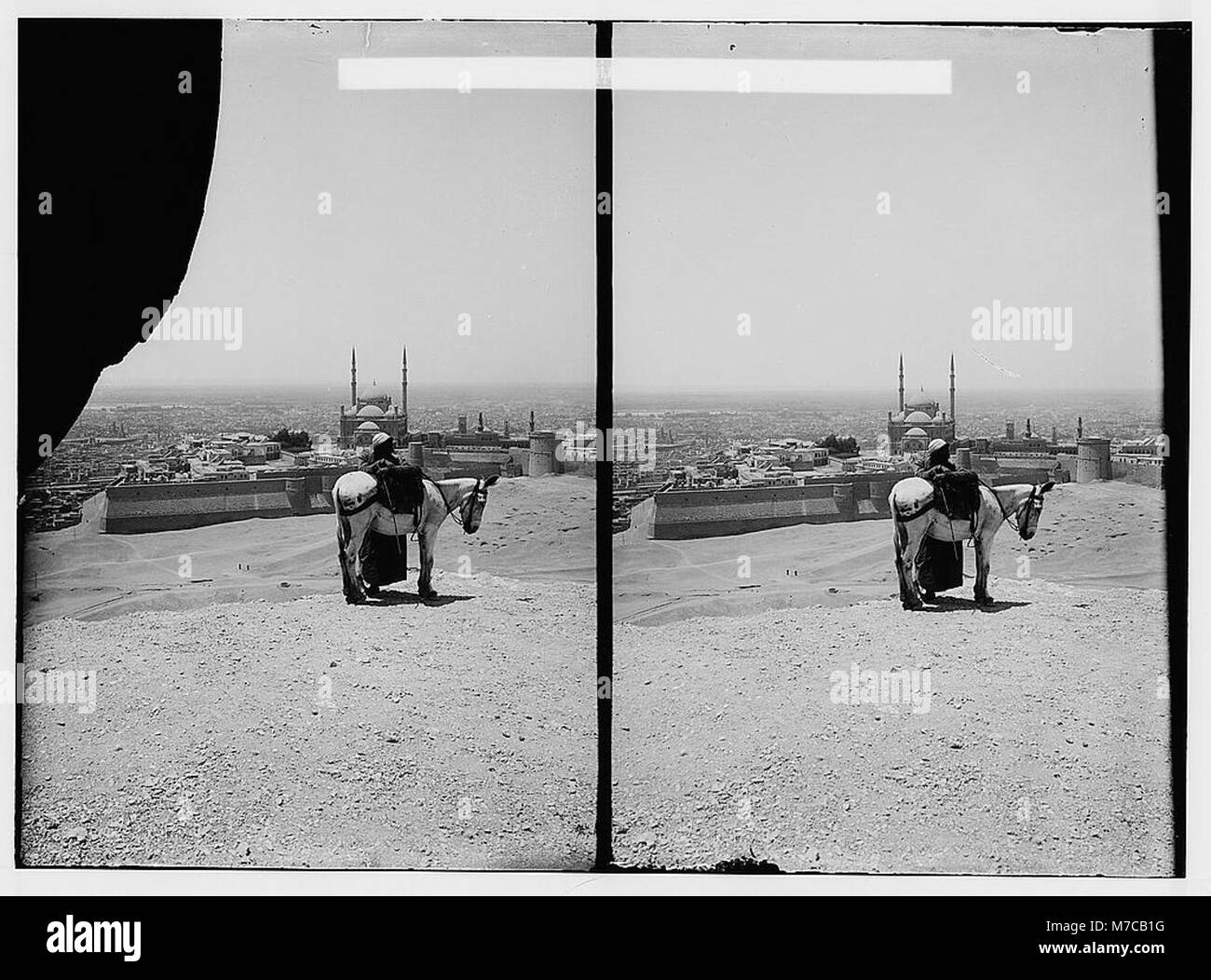 A panoramic view of Cairo, Egypt, from the Mokattam Hills, offering a ...