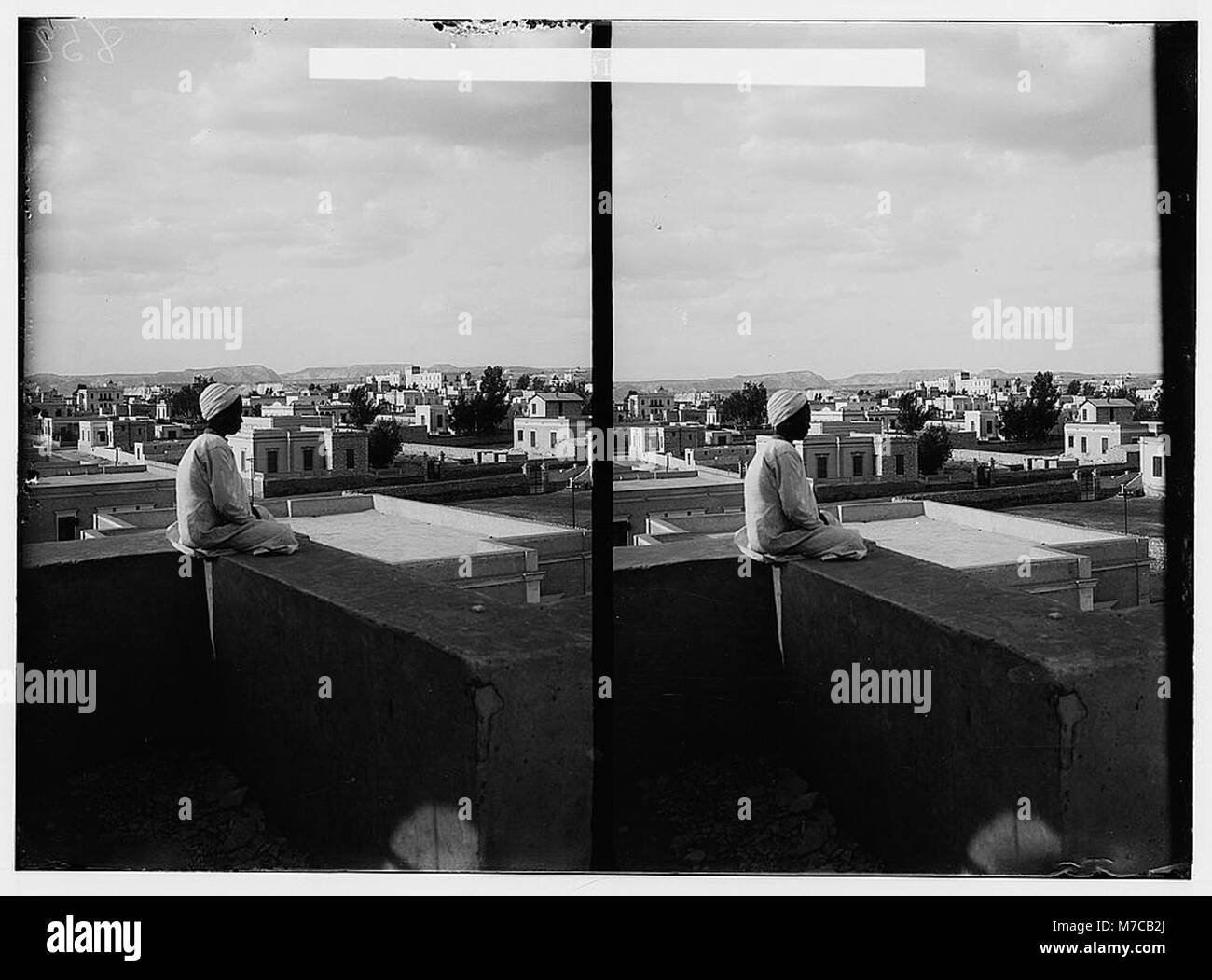 Egyptian views; Helwan. General view of Helwan LOC matpc.01488 Stock ...