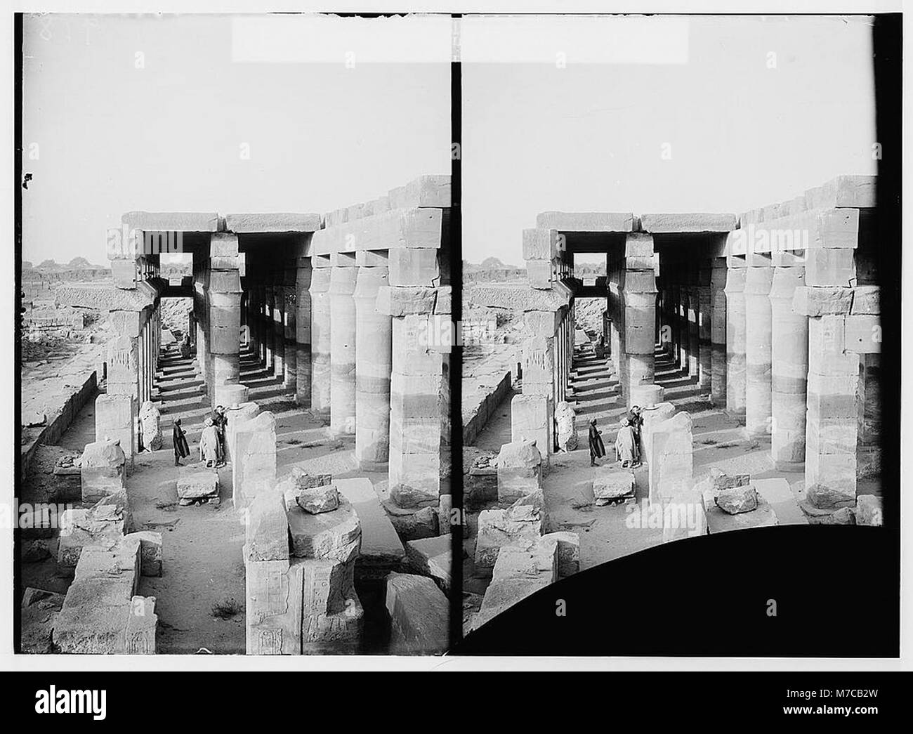 The image showcases the Great Feast Temple of Thutmosis III at Karnak ...