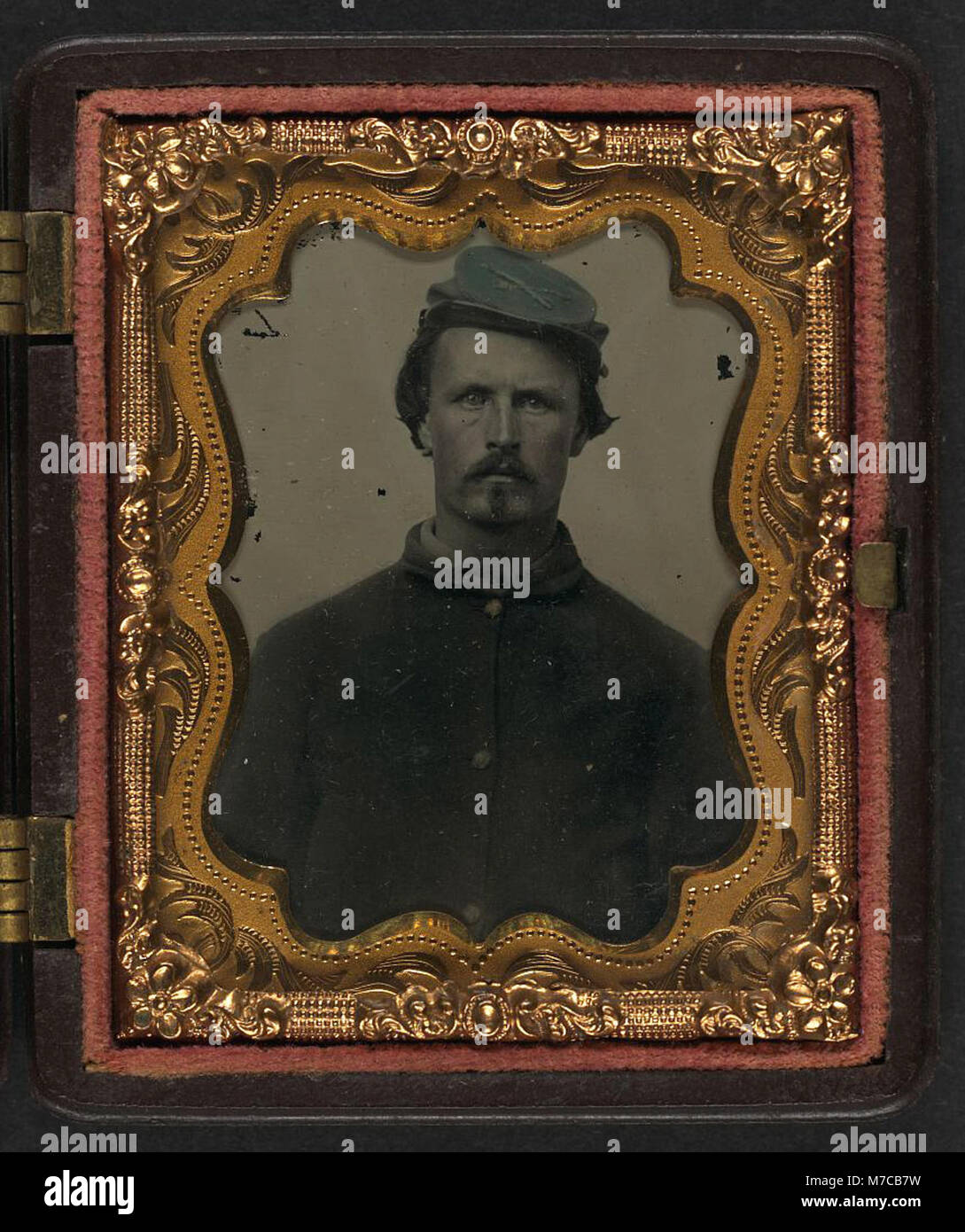 A photograph of an unidentified Union soldier during the American Civil ...