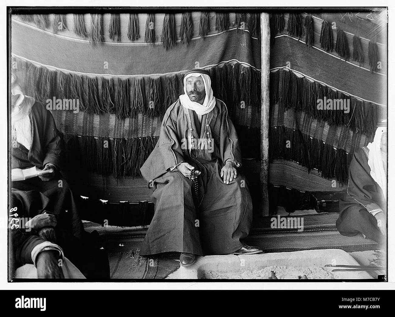 Photograph depicting El-Azrak and Wadi Sirhan in the Arabian desert ...