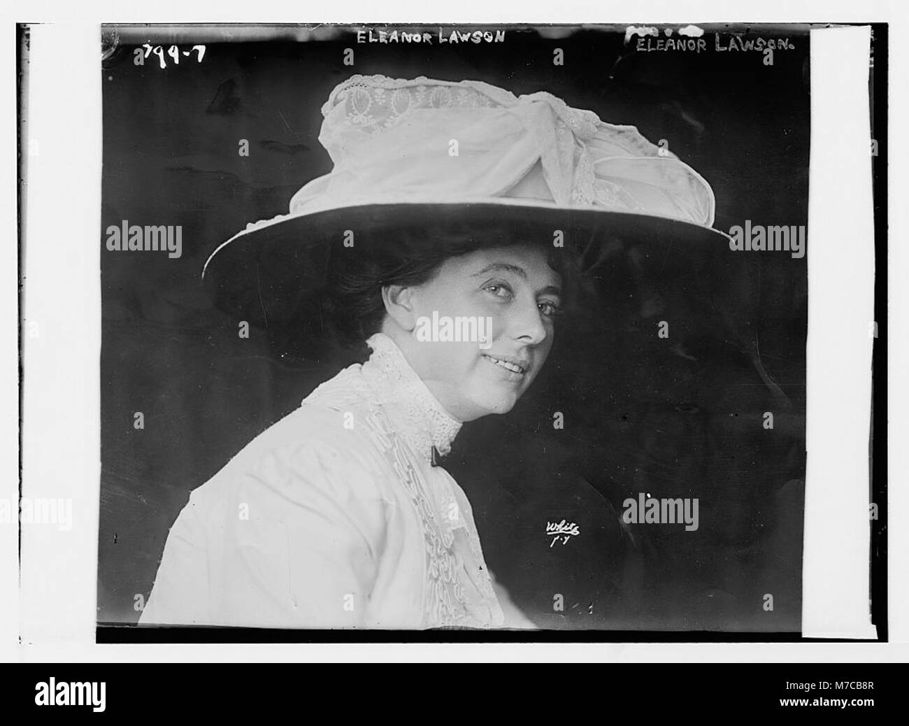 A portrait of Eleanor Lawson White from New York, showcasing a formal ...