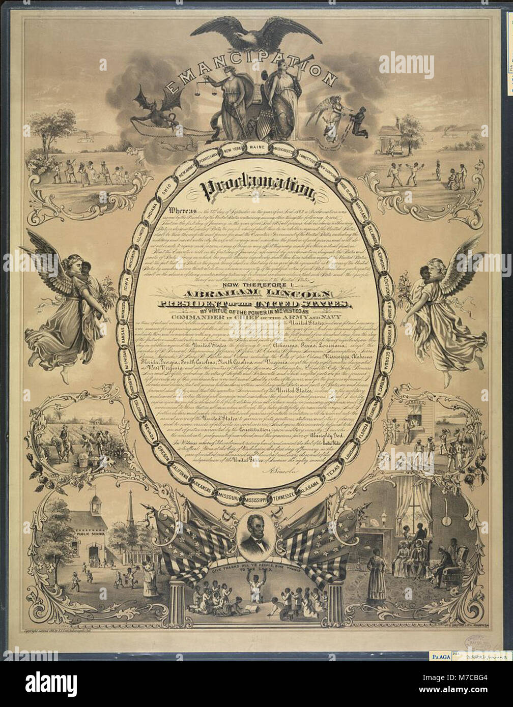 The Emancipation Proclamation, issued by President Abraham Lincoln in ...