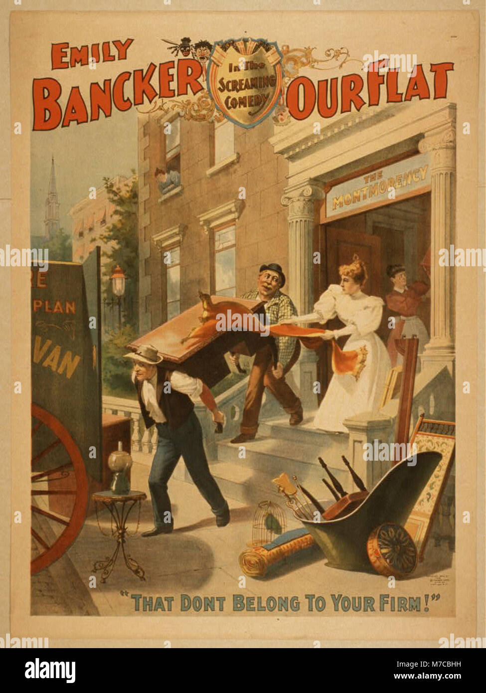 A portrait of Emily Bancker in a comedic role from the production 'Our ...