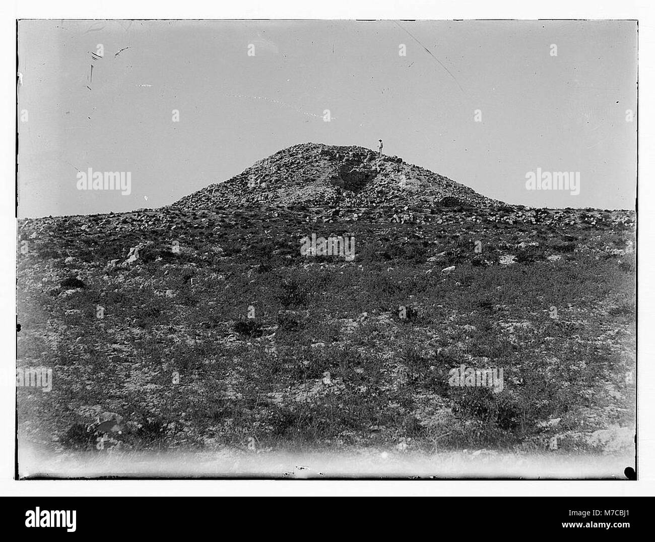 This image depicts the location of Emmaus, specifically Ain Fara, an ...