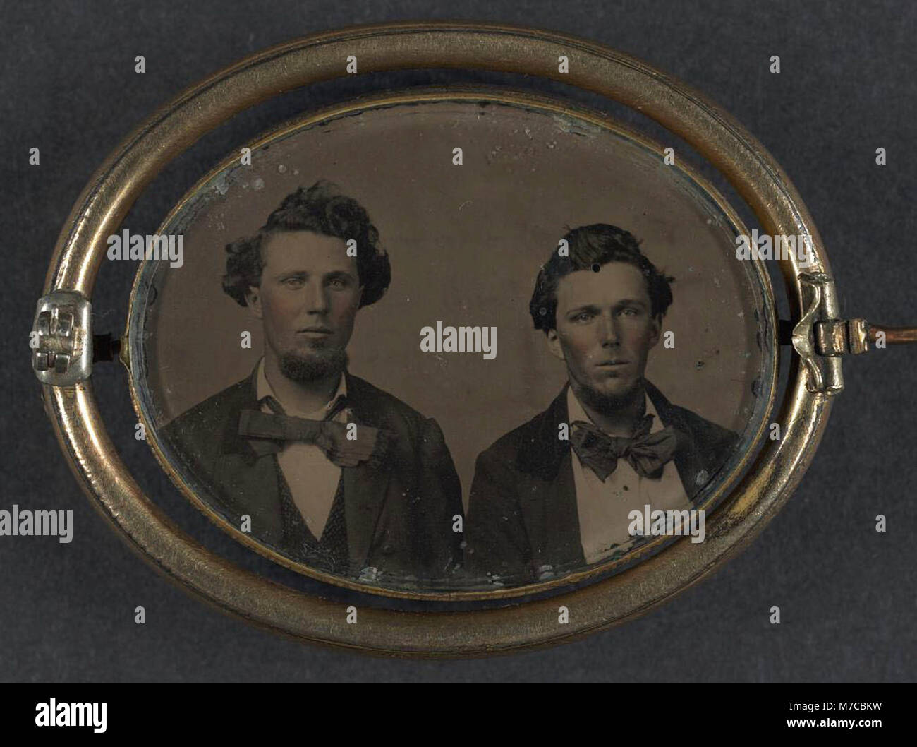 The brooch features Private George W. Detrick of the 23rd Ohio Infantry ...