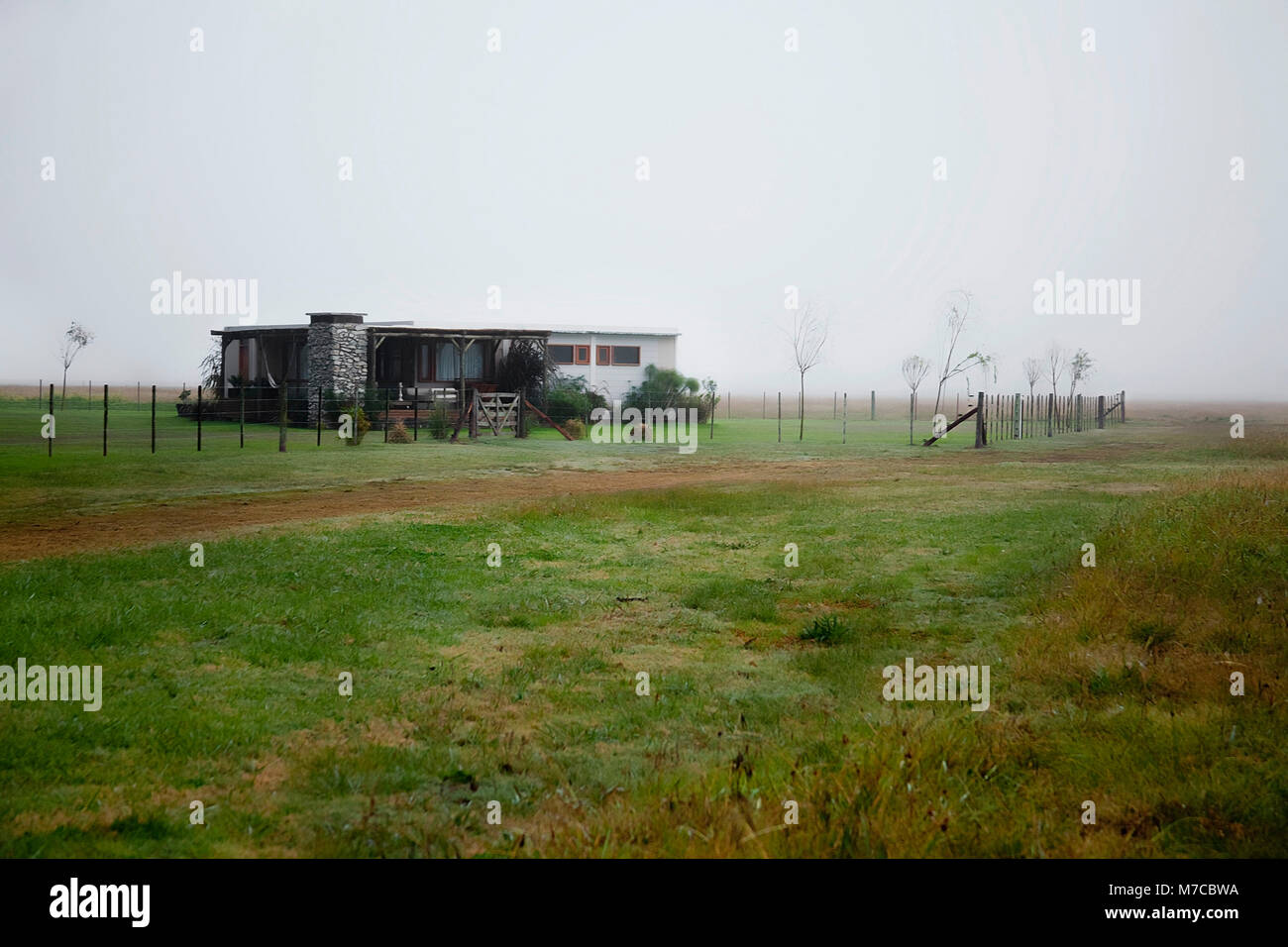 House in a field Stock Photo - Alamy