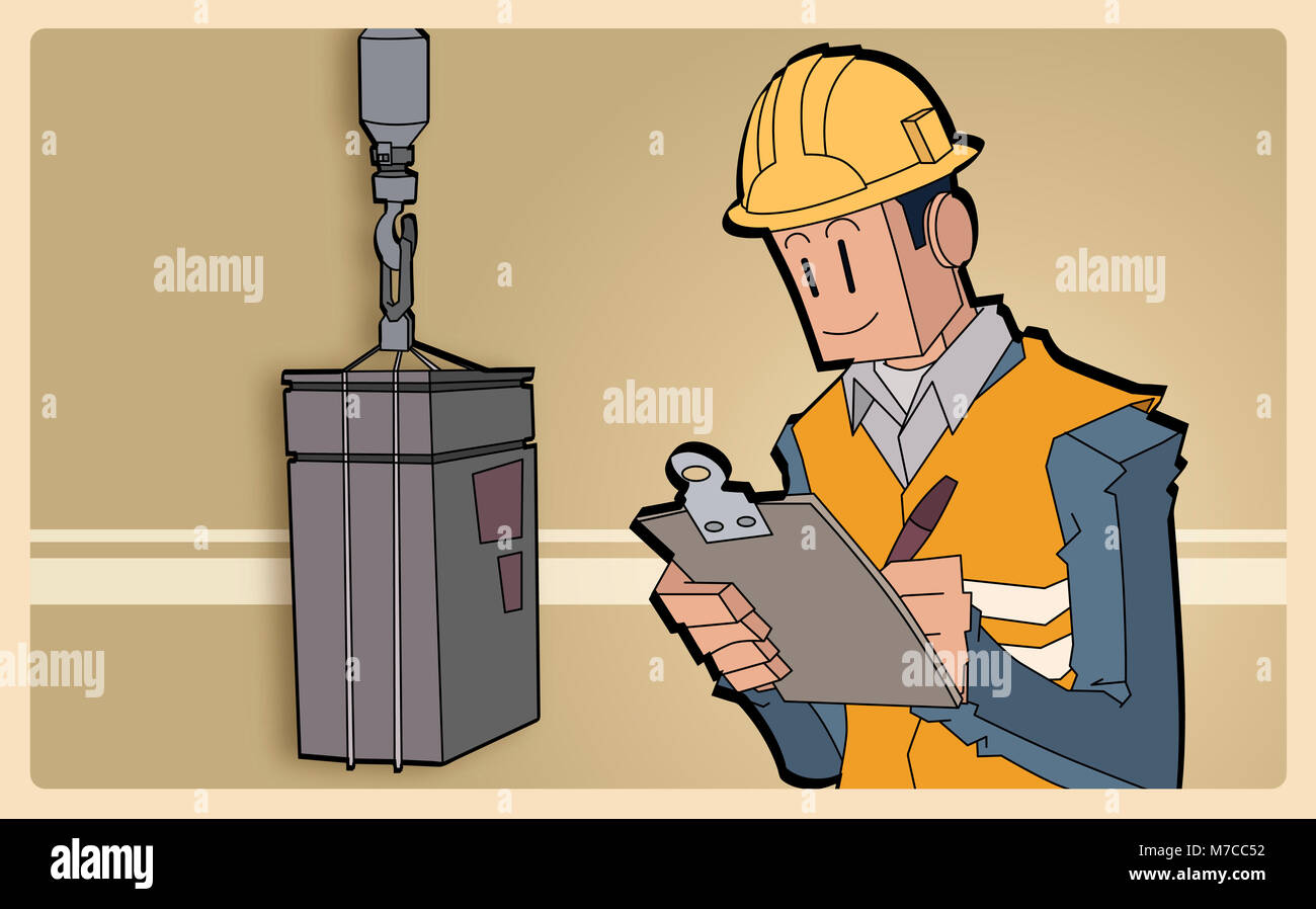 Cartoon pen writing on clipboard hi-res stock photography and images ...