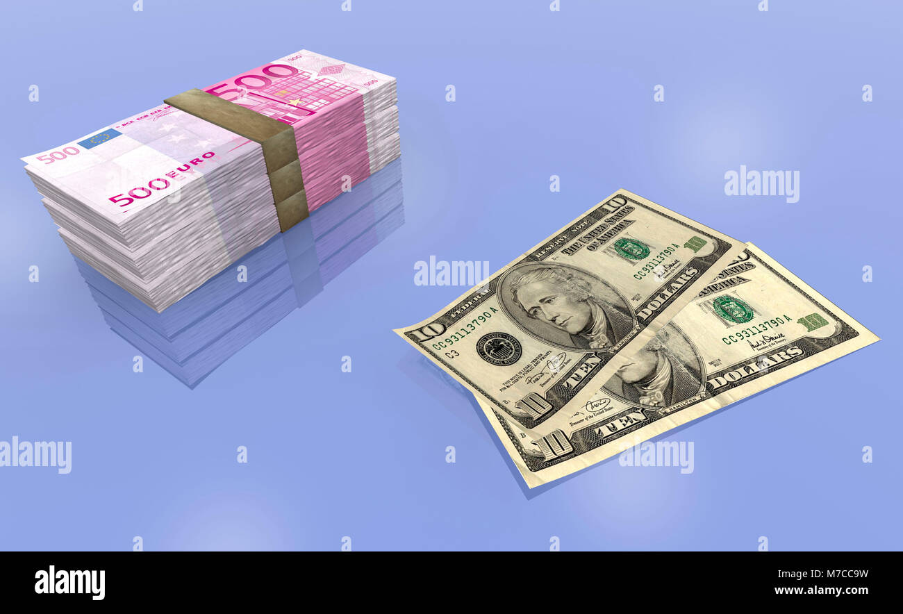 Bundles assorted european paper currency hi-res stock photography and ...