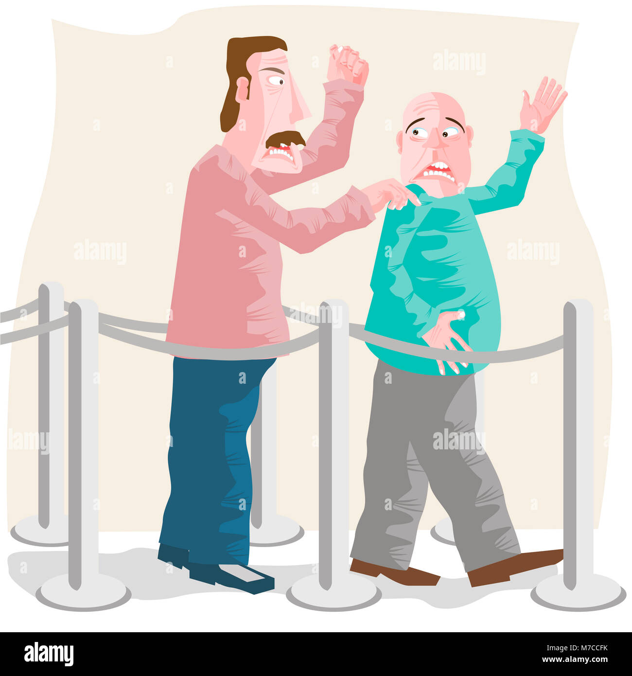 Side profile two men arguing hi-res stock photography and images - Alamy