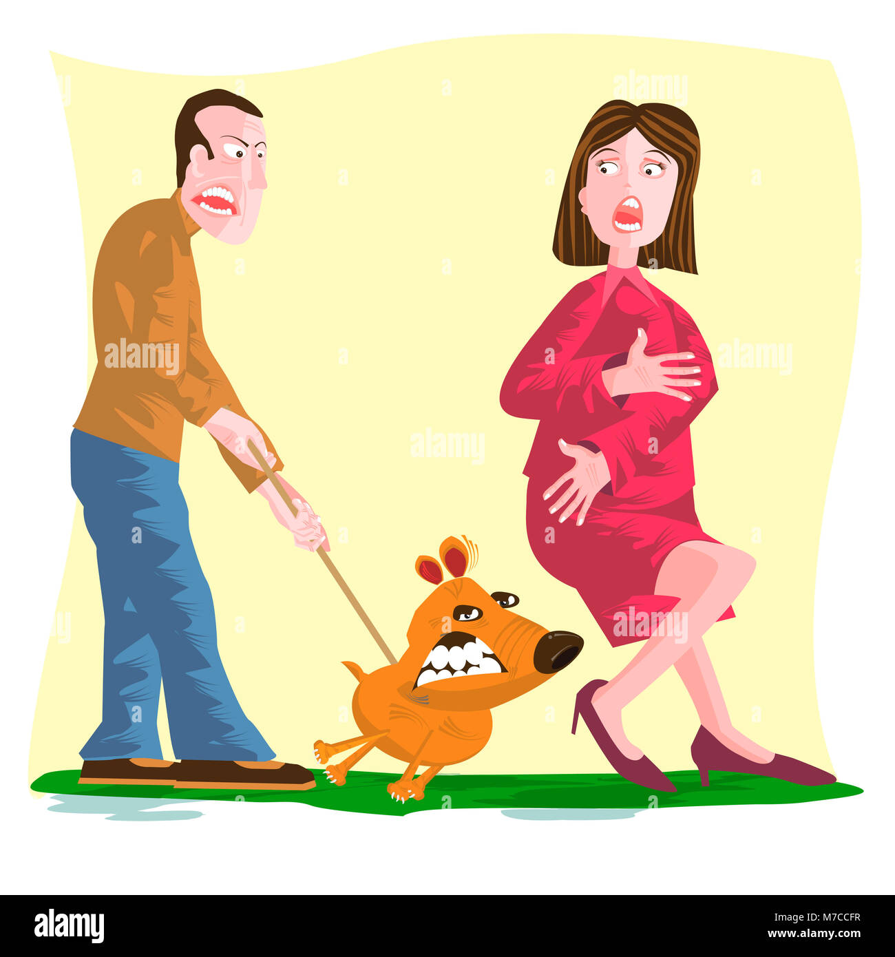 Two men one woman Cut Out Stock Images & Pictures - Alamy