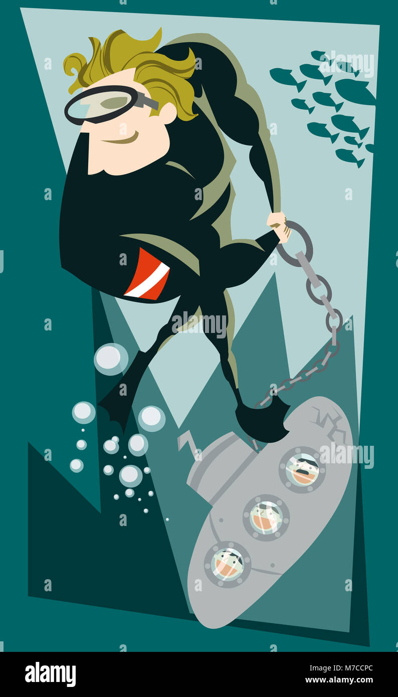 One Man Submarine A A High Resolution Stock Photography and Images - Alamy