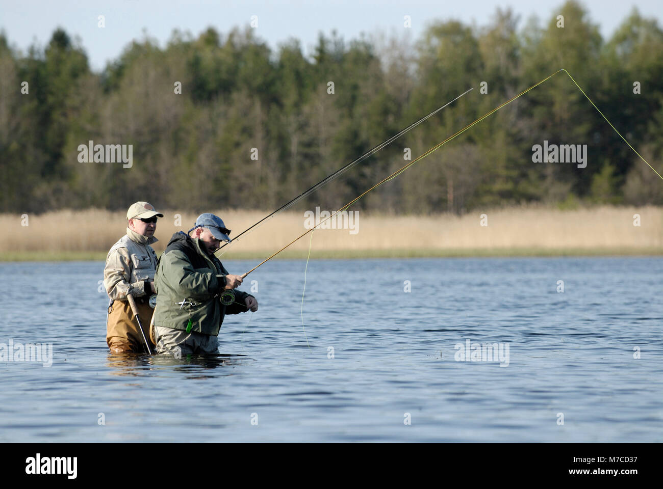 Two men in profile hi-res stock photography and images - Alamy