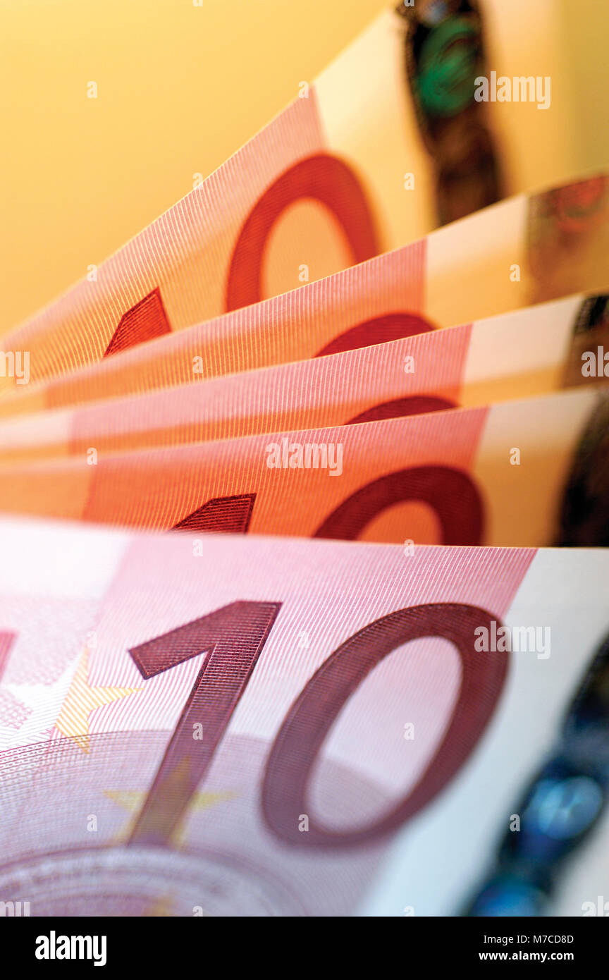 Ten euro banknotes hi-res stock photography and images - Alamy
