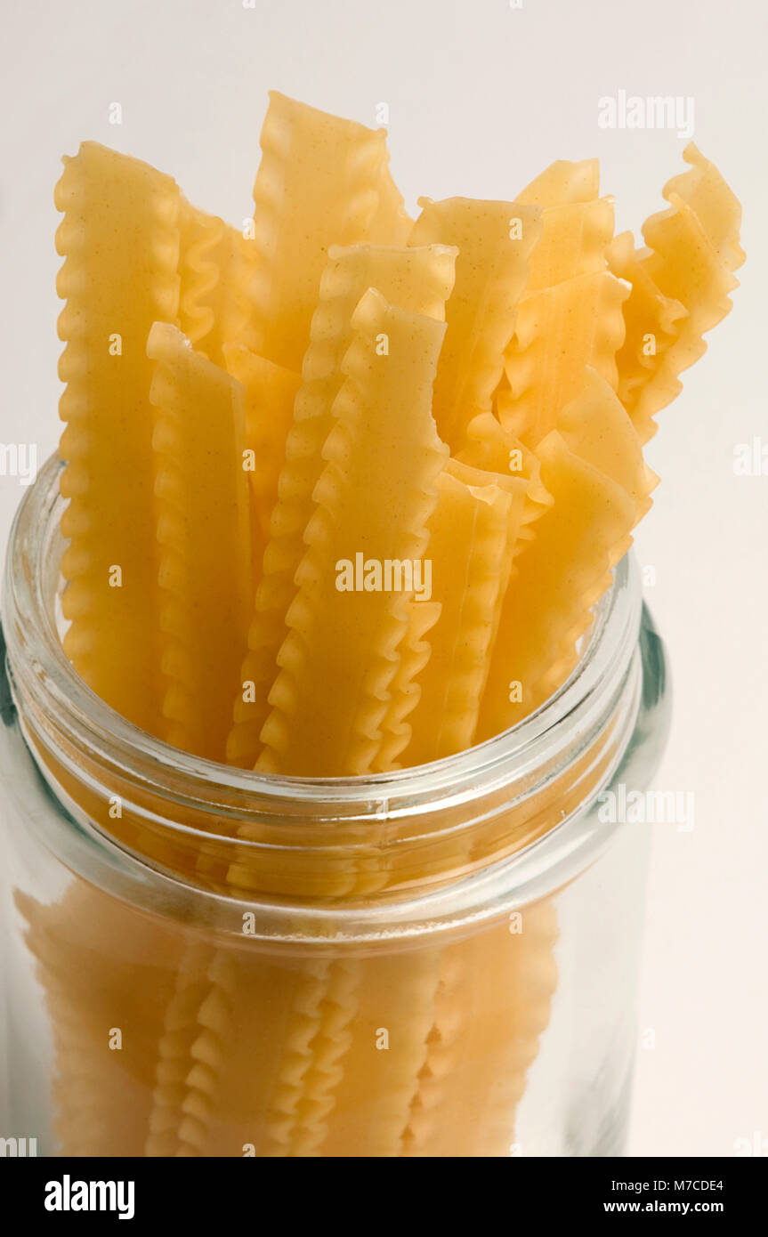 Close up of raw mafalde pasta hi-res stock photography and images - Alamy