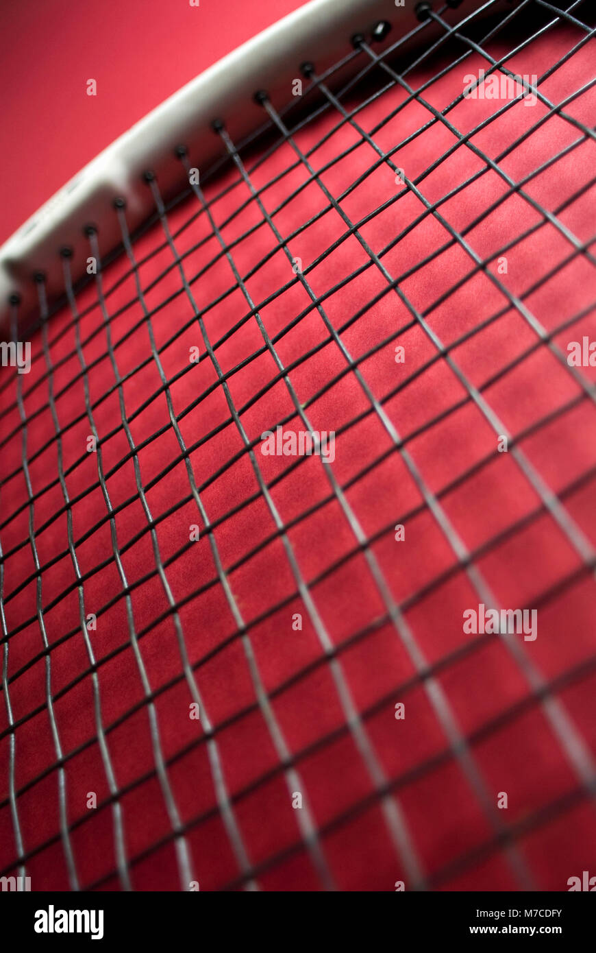 Close-up of a tennis racket Stock Photo - Alamy