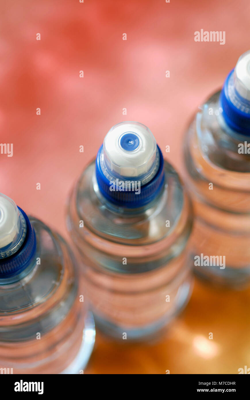 Three colored bottles hi-res stock photography and images - Alamy