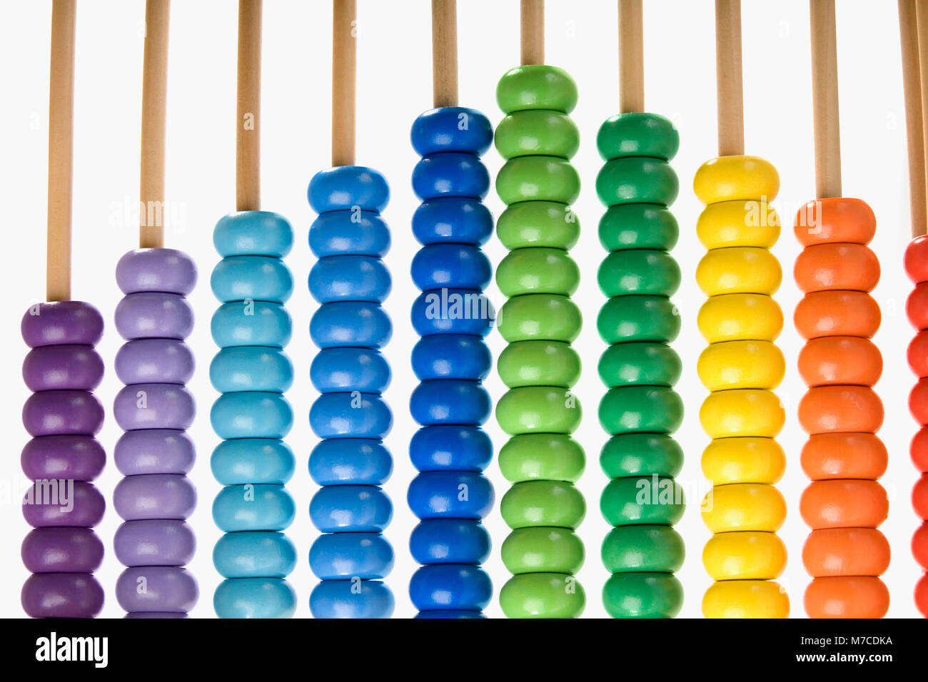 Close-up of an abacus Stock Photo - Alamy
