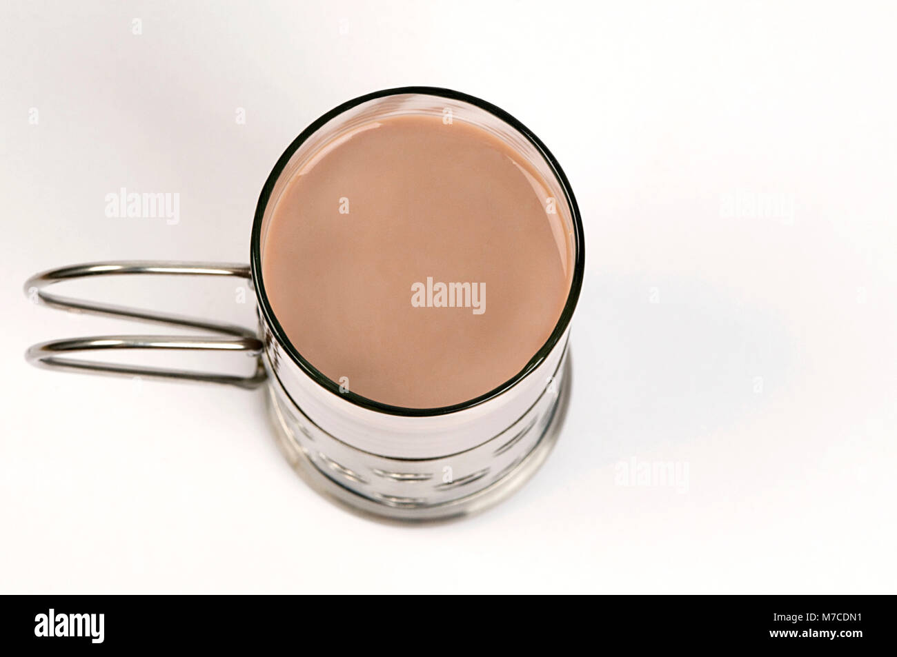 Close-up of a mug of chocolate milkshake Stock Photo - Alamy