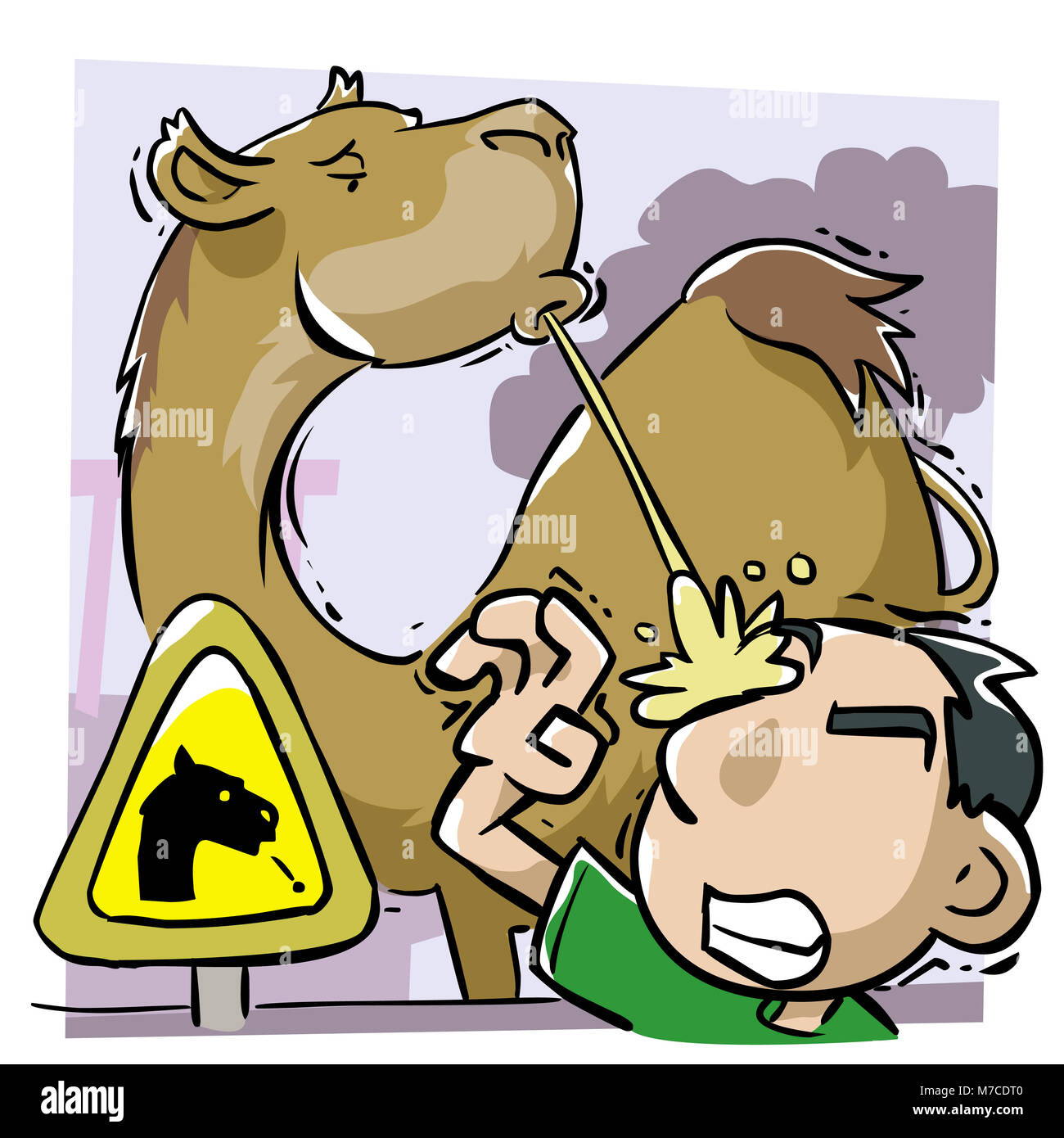 Man Spitting Clipart