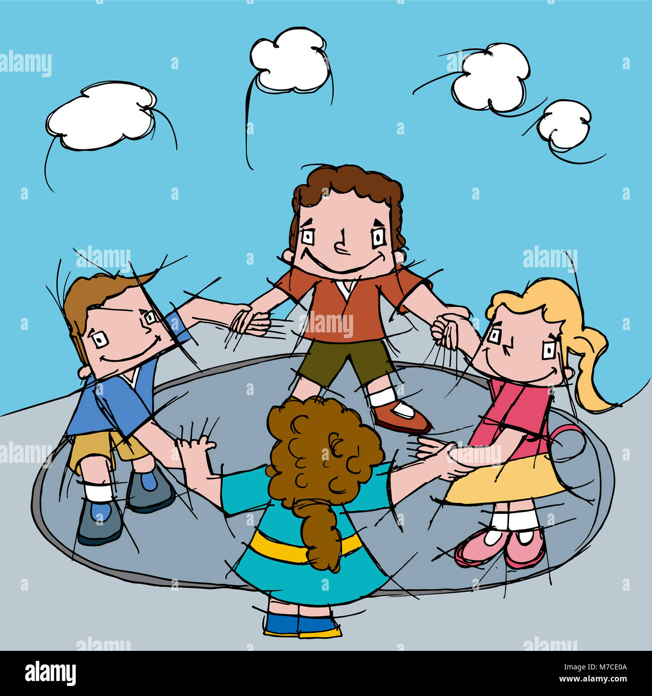 Ring Around The Rosie Cartoon