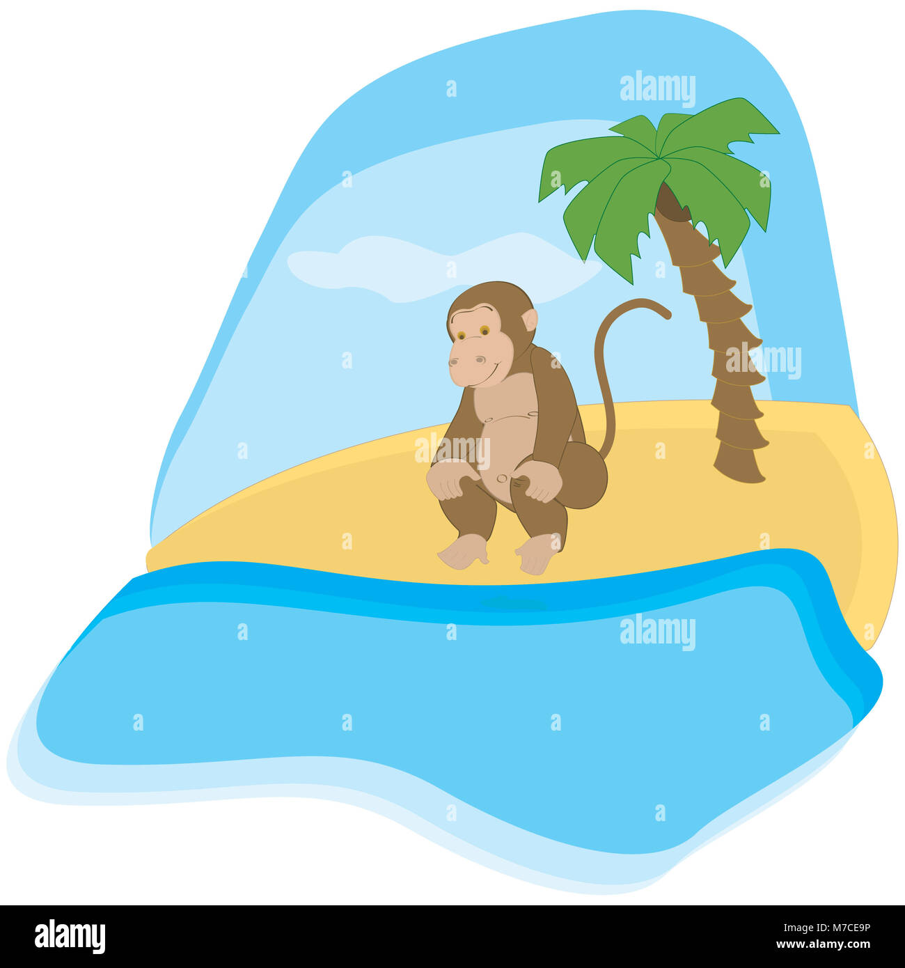 Monkey water Cut Out Stock Images & Pictures - Alamy