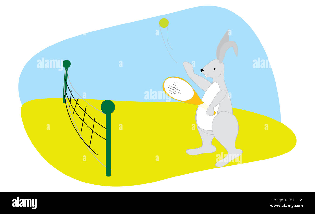 Color sports court tennis Cut Out Stock Images & Pictures - Alamy