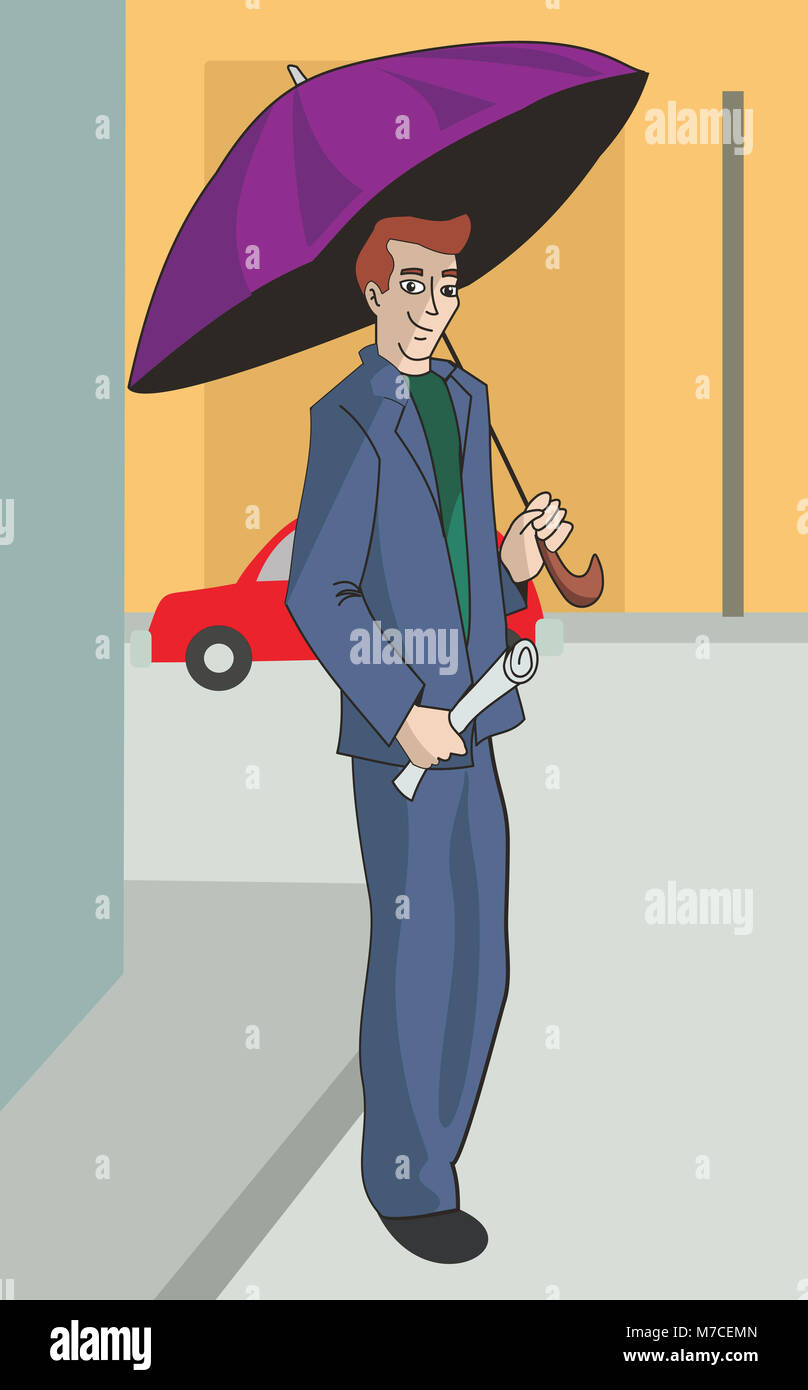 Rolled umbrella hi-res stock photography and images - Alamy