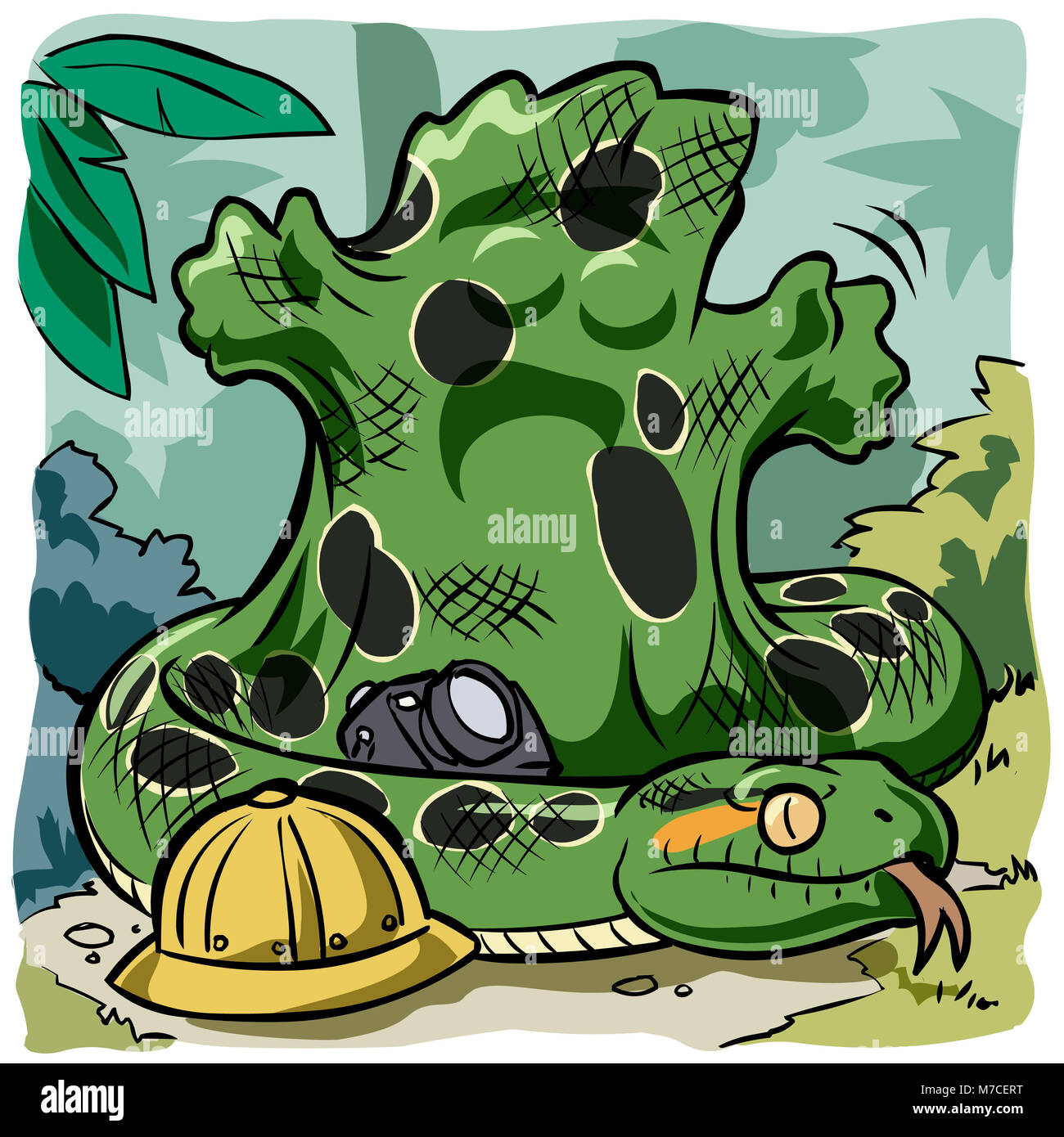 Python in tree Cut Out Stock Images & Pictures - Alamy