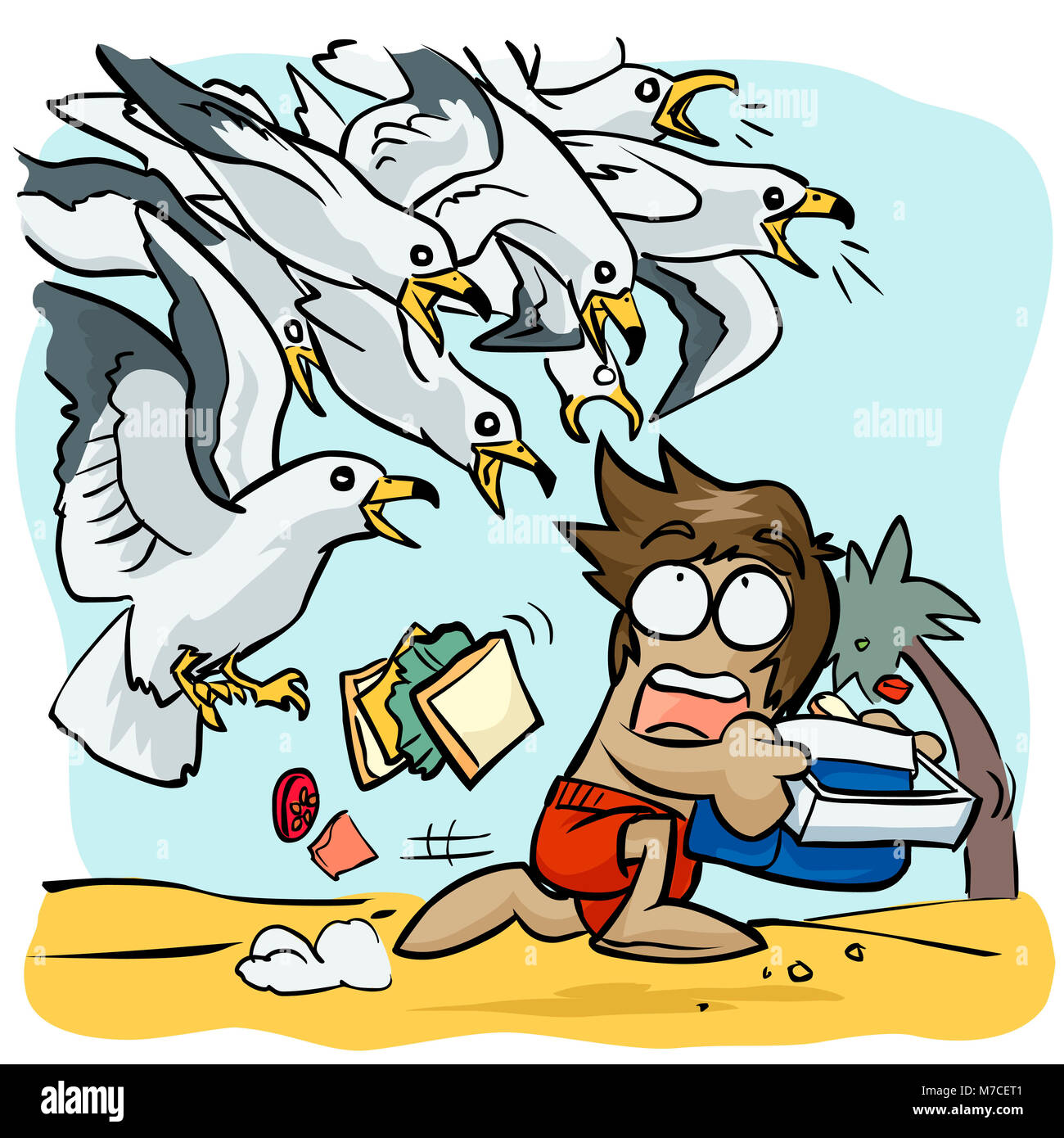 Men running away Cut Out Stock Images & Pictures - Alamy