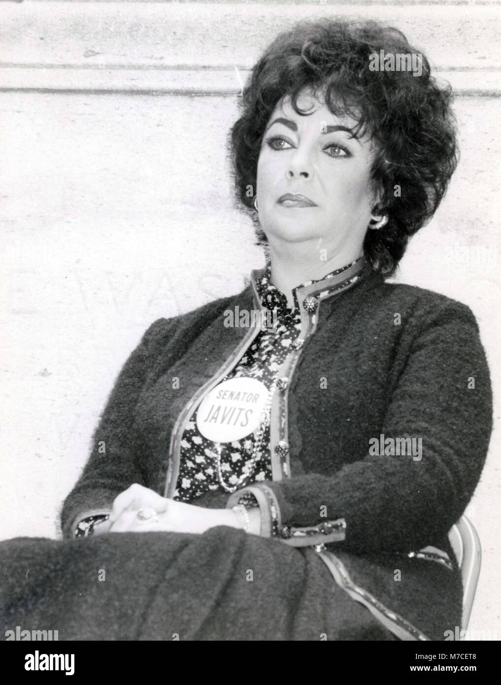 Elizabeth Taylor 1985 Photo By John Barrett-PHOTOlink Stock Photo - Alamy